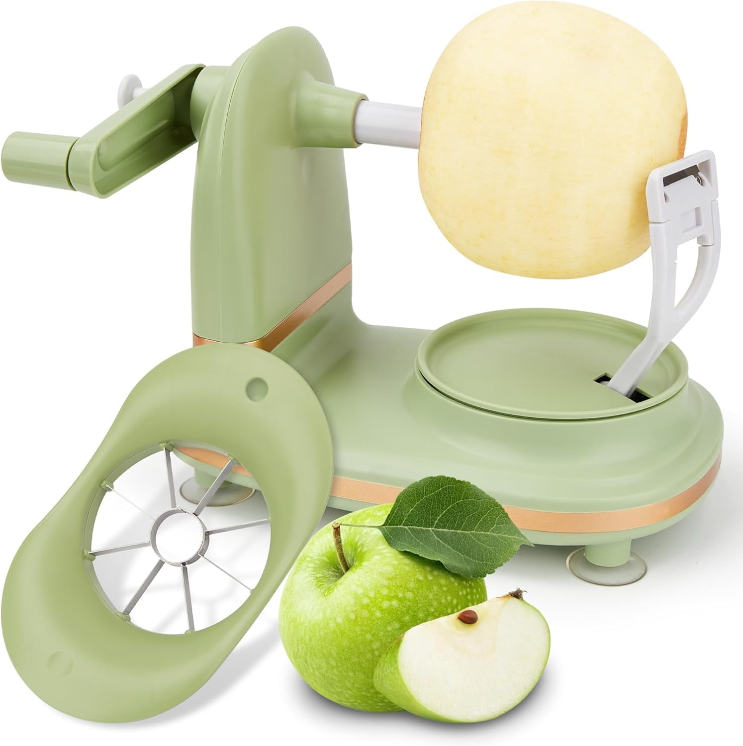 Apple Peeler, 8 Wedges Peeler Slicer Corer, Slicer, Stainless Steel ...