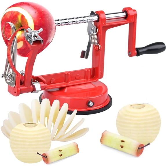 DOQAUS Apple Peeler Corer, 5-in-1 Apple Peeler Slicer, Stainless Steel ...
