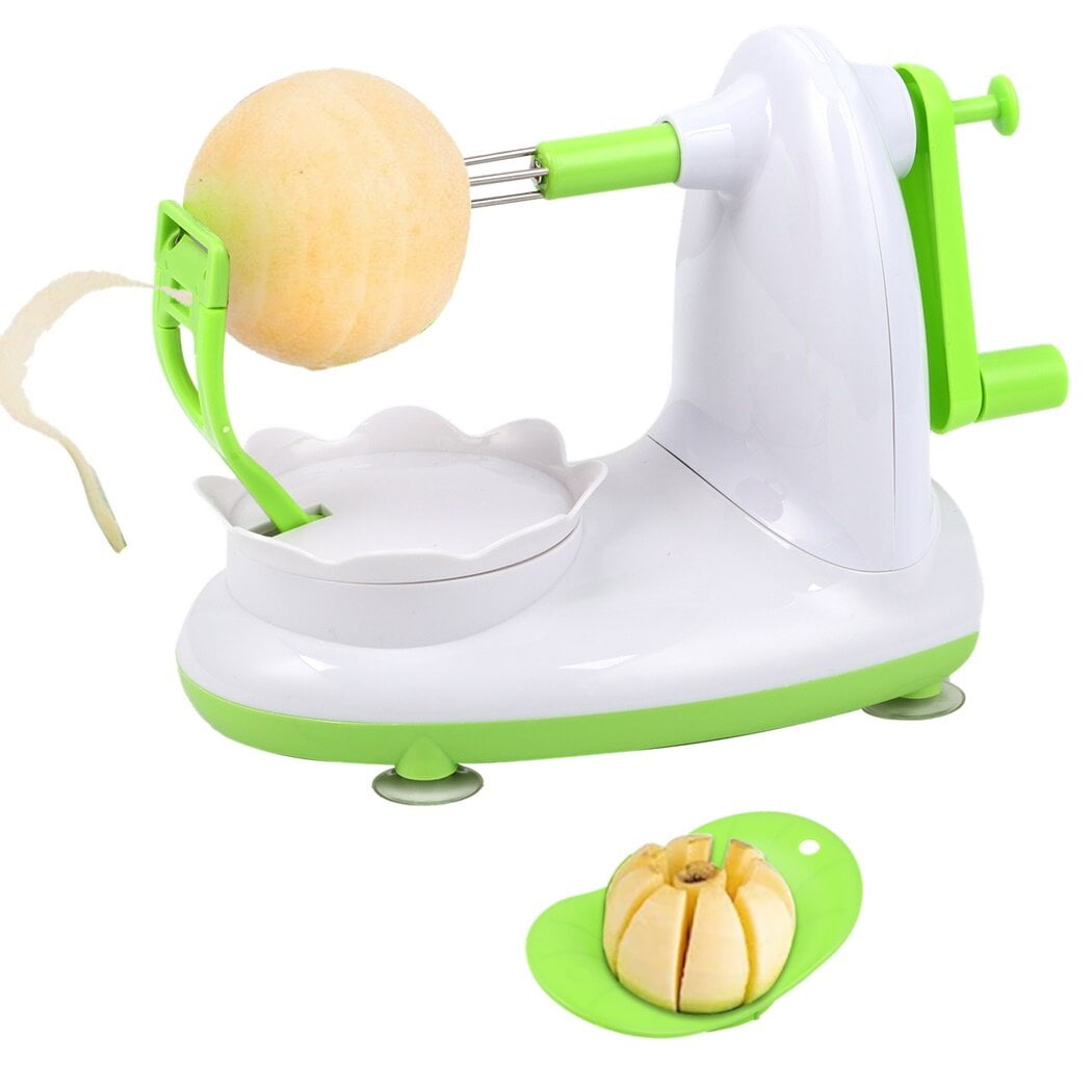 Apple Peeler and Slicer, Apple Peeler with 8 Wedges Slicer and Corer, Manual Rotary Apple Peeler ...