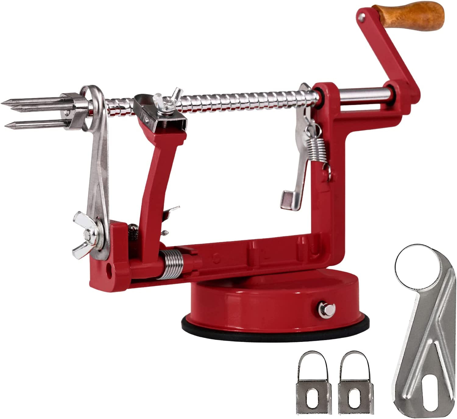 Apple Peeler, Stainless Steel Apple Corer Slicer Peeler, Durable Heavy ...