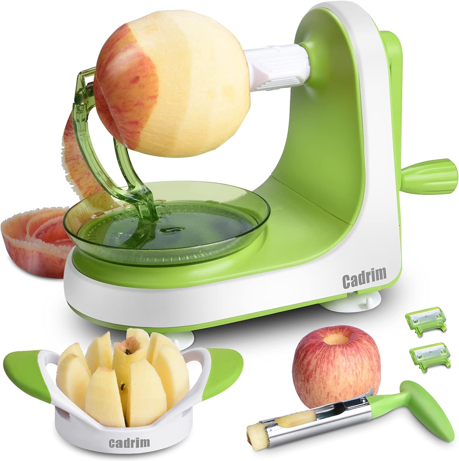 Apple Peeler Stainless Steel Blade - Efficient and Labor-Saving 3-in-1 ...