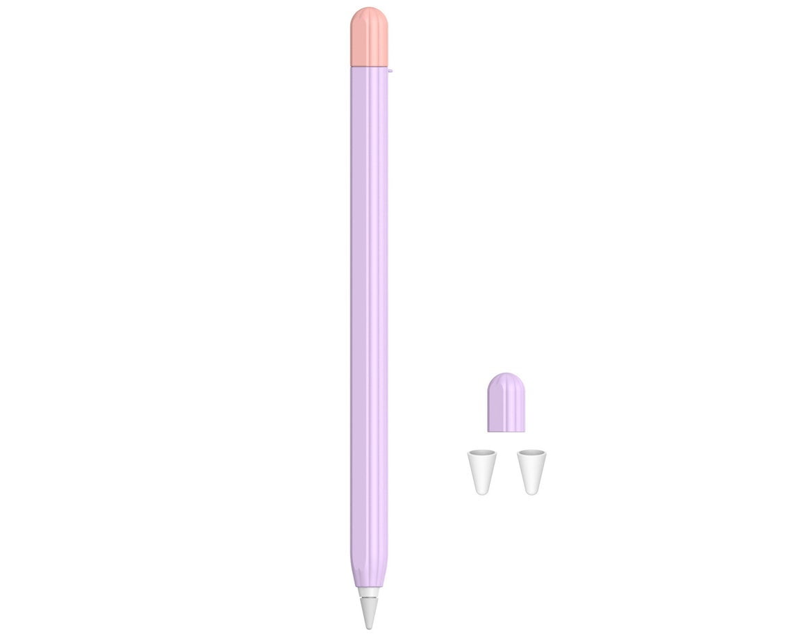 Apple Pencil 2 Case, Comfortable Grip Perfect Fit Silicone Holder Cover ...