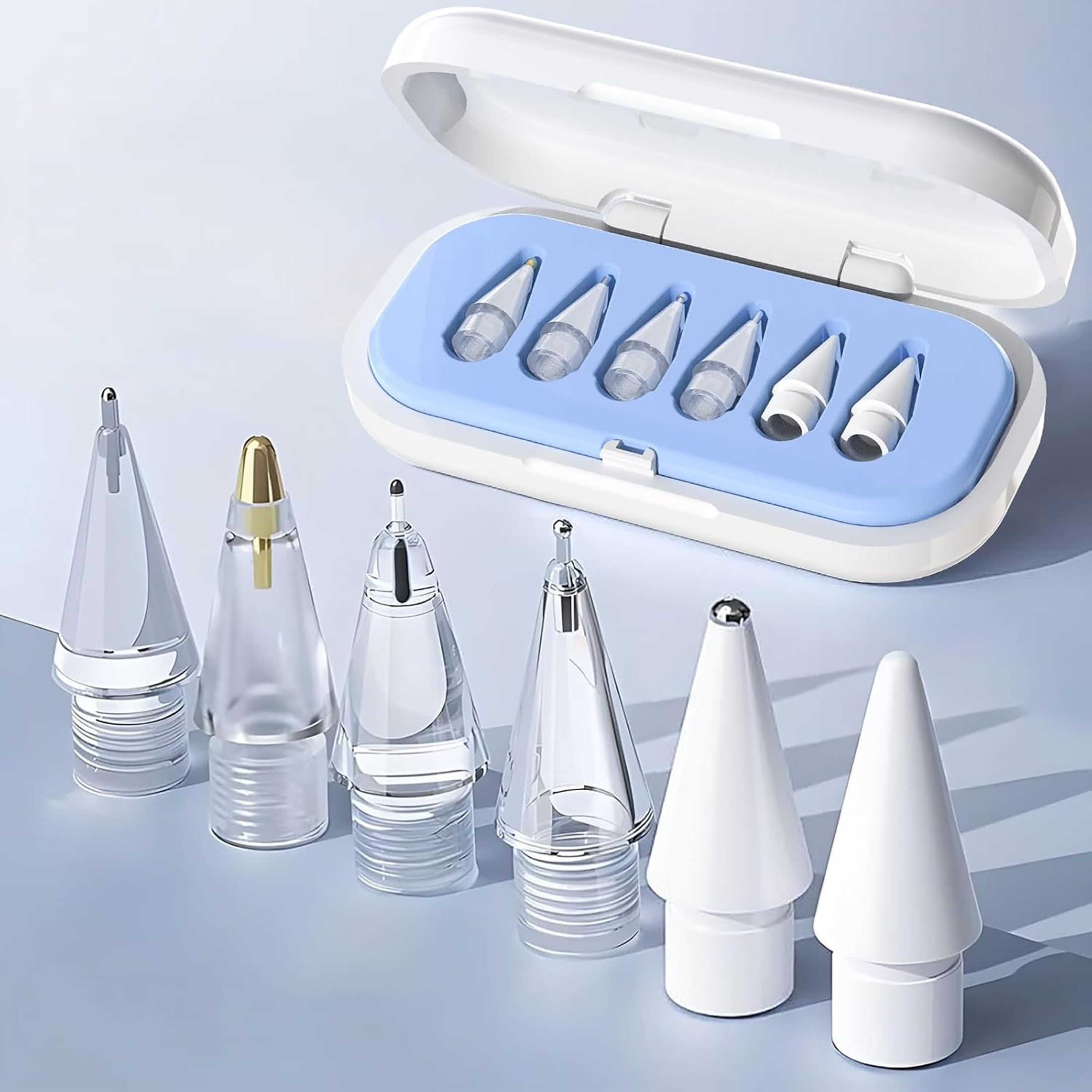 for Apple Pencil Tips, Upgraded 6 Pack Replacement Pencil Tips with ...