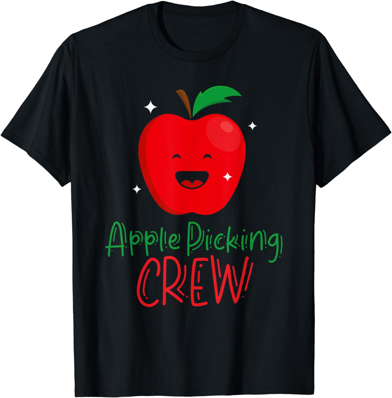 Apple Picking Crew Farmer Love Apple Spring Harvest Summer T-Shirt - Walmart.com