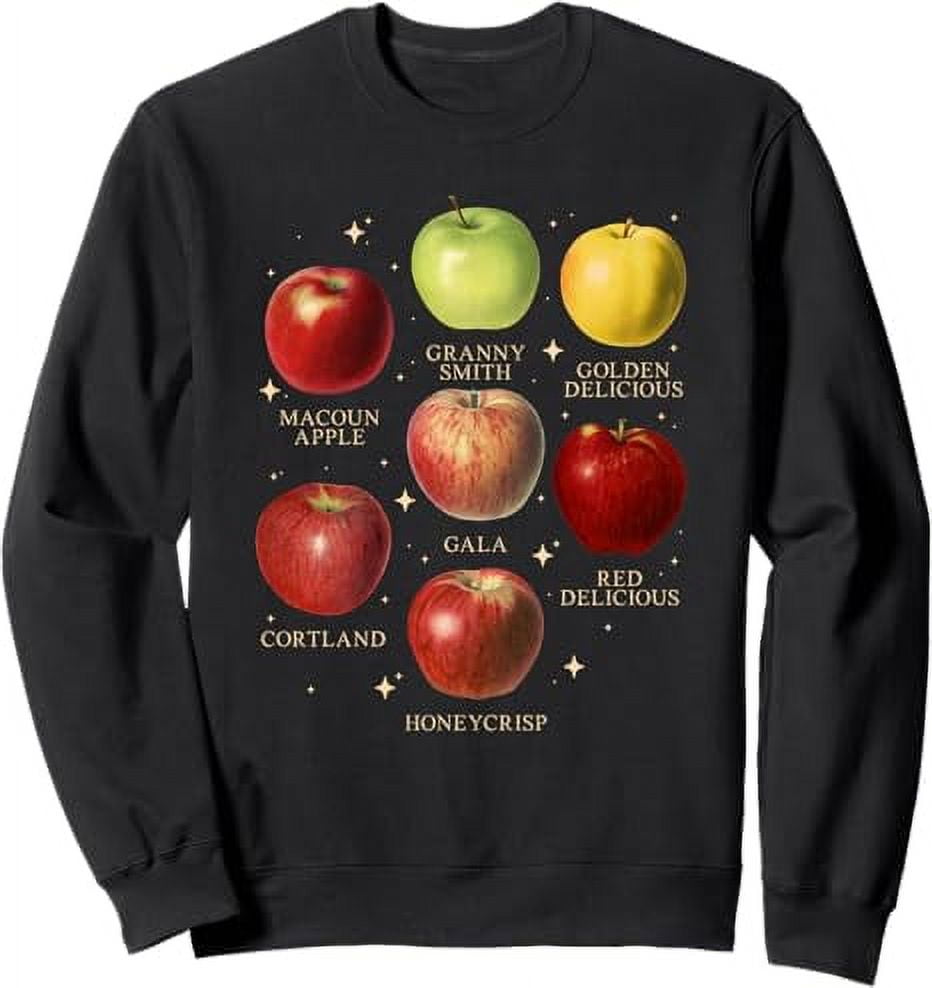Apple Picking Season Apple Types Harvest Orchard Sweatshirt - Walmart.com