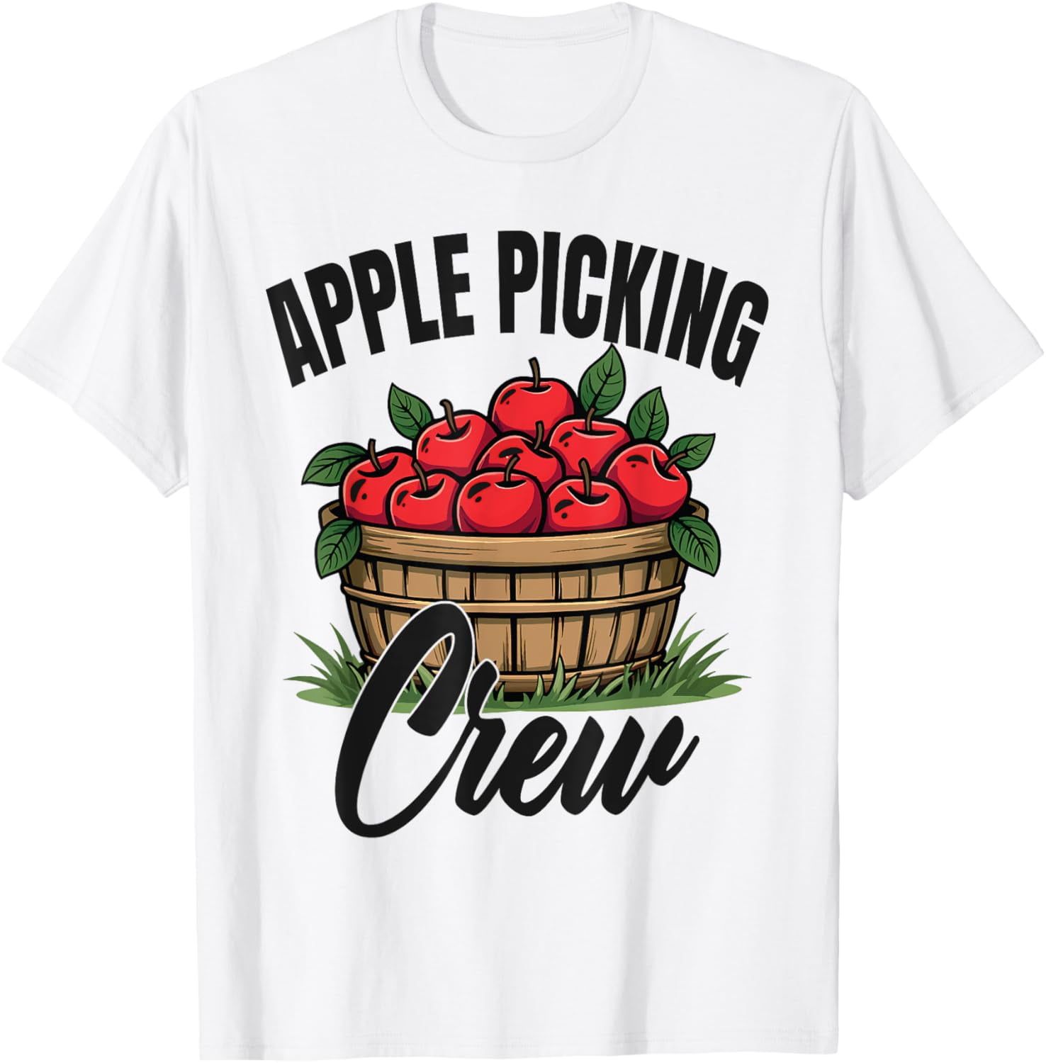 Apple Picking Shirt Kids Men Family Apple Picking Crew T-Shirt ...