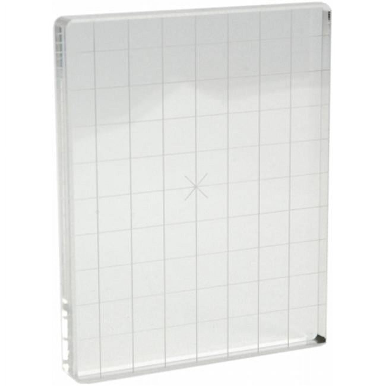 Apple Pie Memories Acrylic Stamp Block W/Alignment Grid-4"X5"X.5 ...