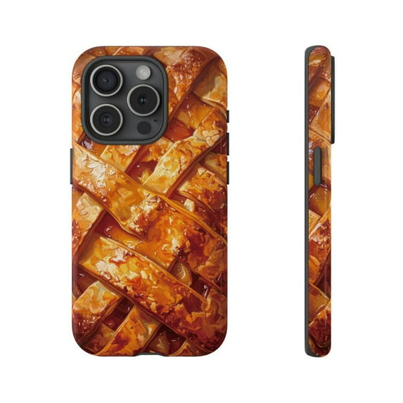 Apple Pie Phone Case – Realistic Dessert Art Foodie Gift iPhone 11–17 ...