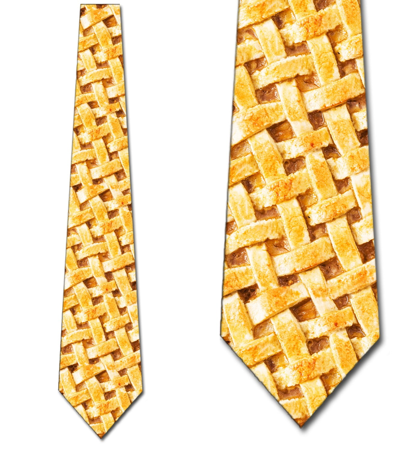 Apple Pie Ties Mens Food Necktie Dessert Tie by Three Rooker - Walmart.com