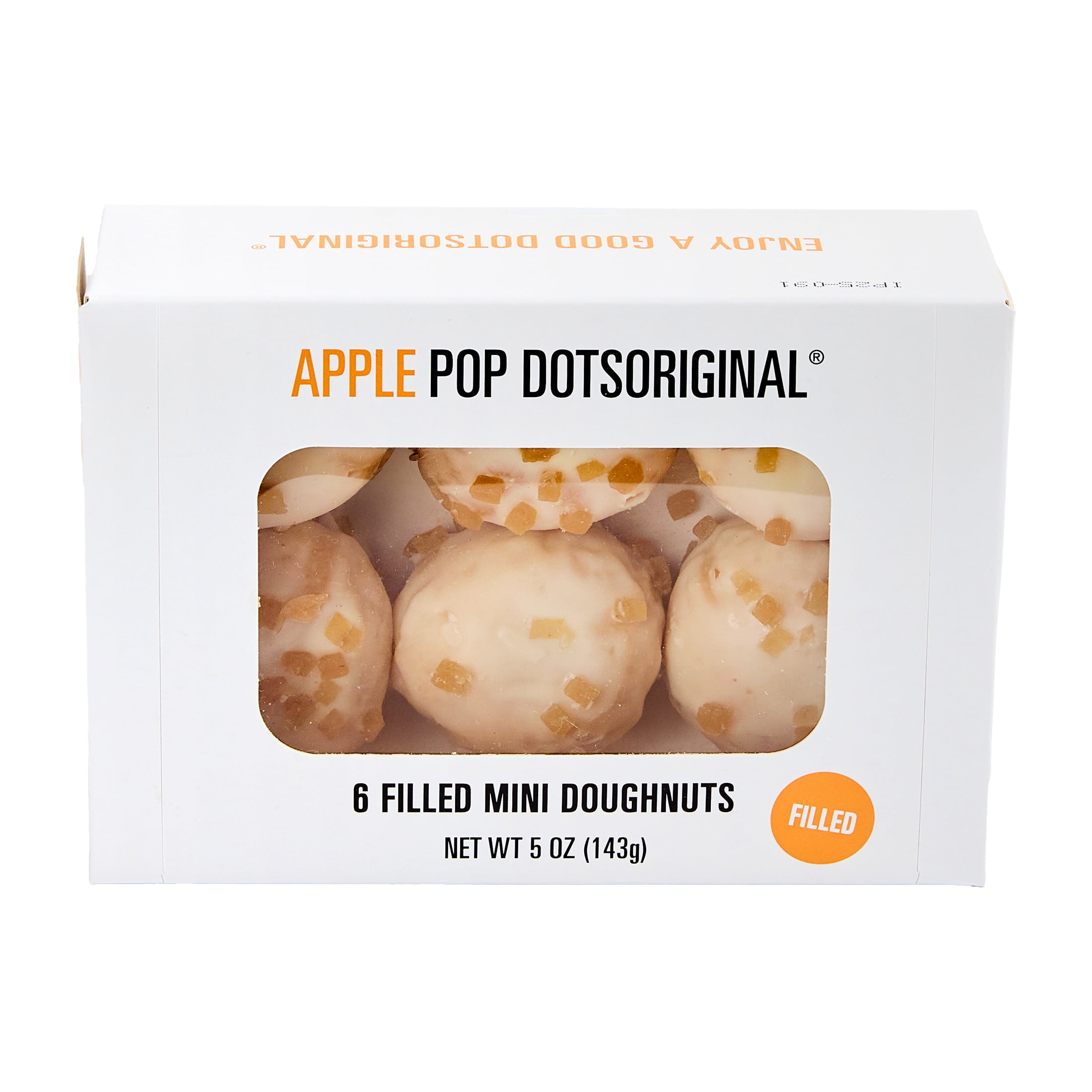 Pop Dots Original Apple Mini Donut, 5 oz., 6 Count - Walmart.com