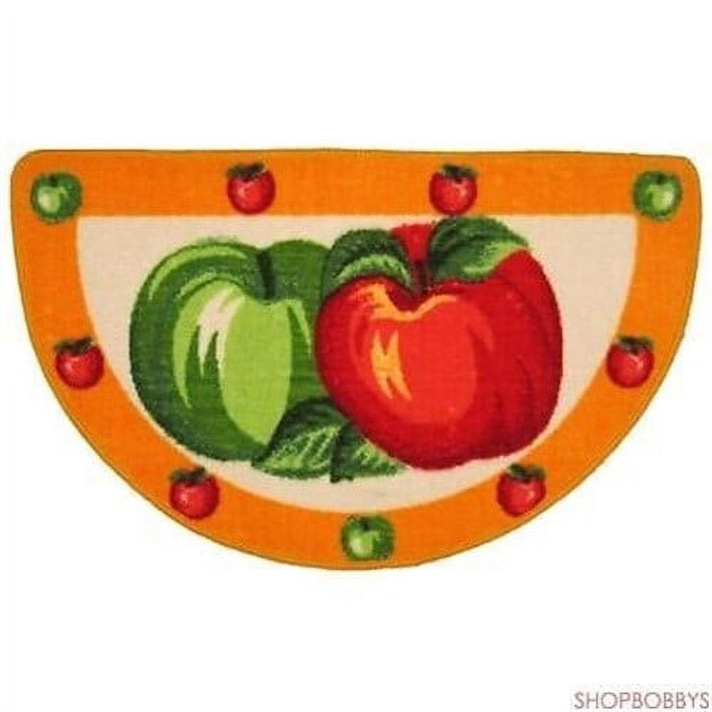 Apple Printed Skid Resistant Decorative Kitchen Slice Mat, 29x17 Inches ...