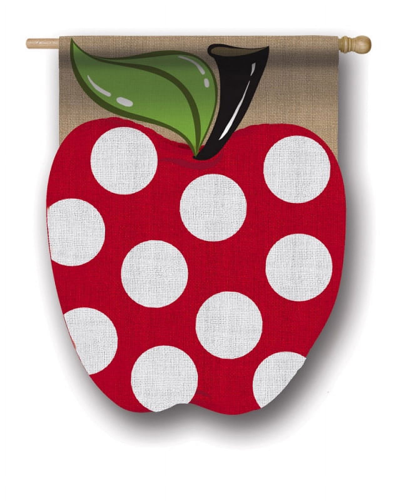 Apple Regular Burlap Flag - Walmart.com