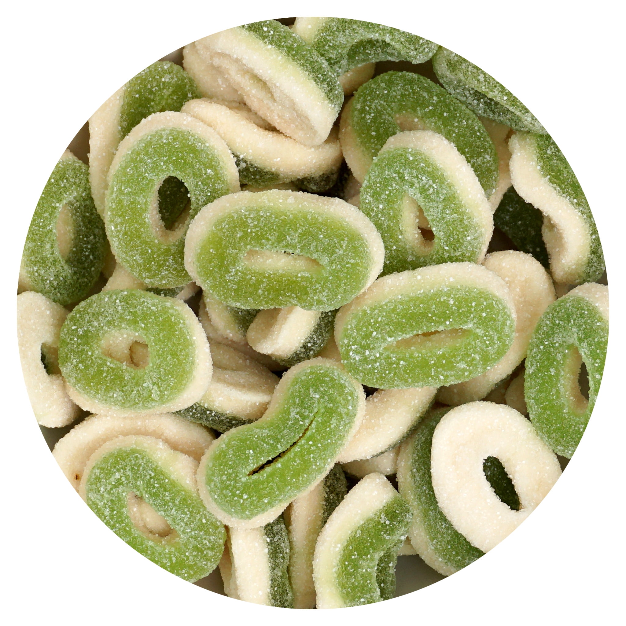 Hampton Popcorn & Candy Company, Apple Rings Gummy Candy, 1 Pound Bulk ...