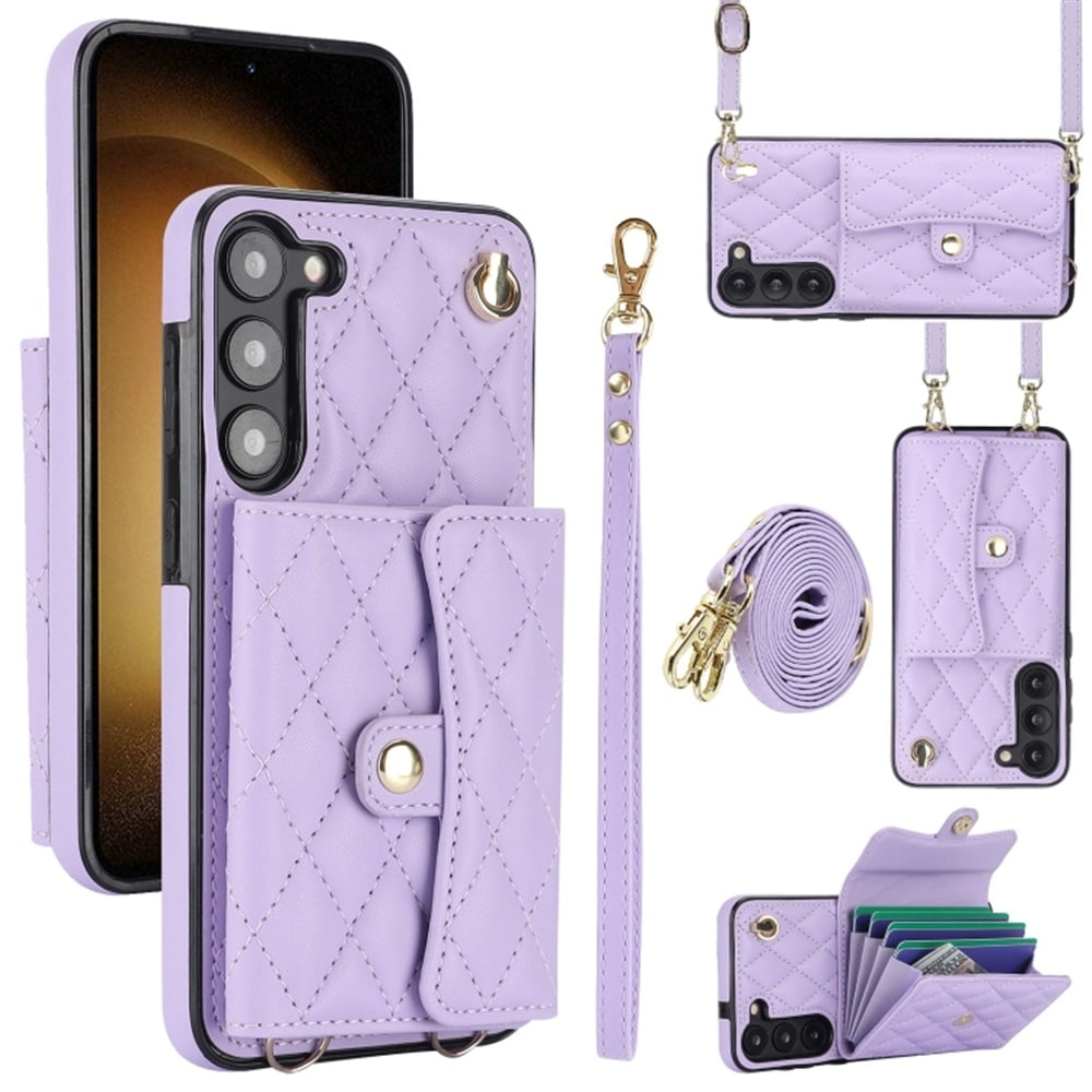 For Apple Samsung Galaxy A55 5G RFID Blocking Protective Purse Wallet ...