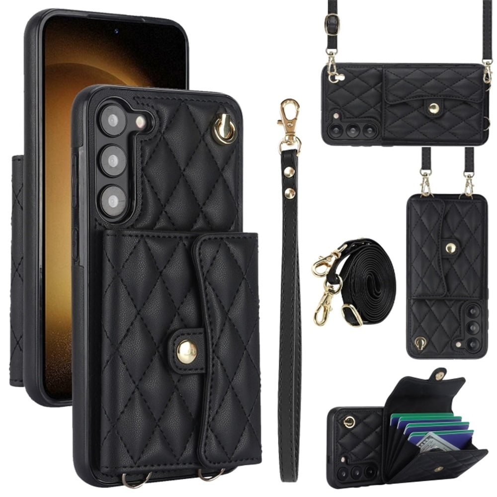 For Apple Samsung Galaxy A55 5G RFID Blocking Protective Purse Wallet ...