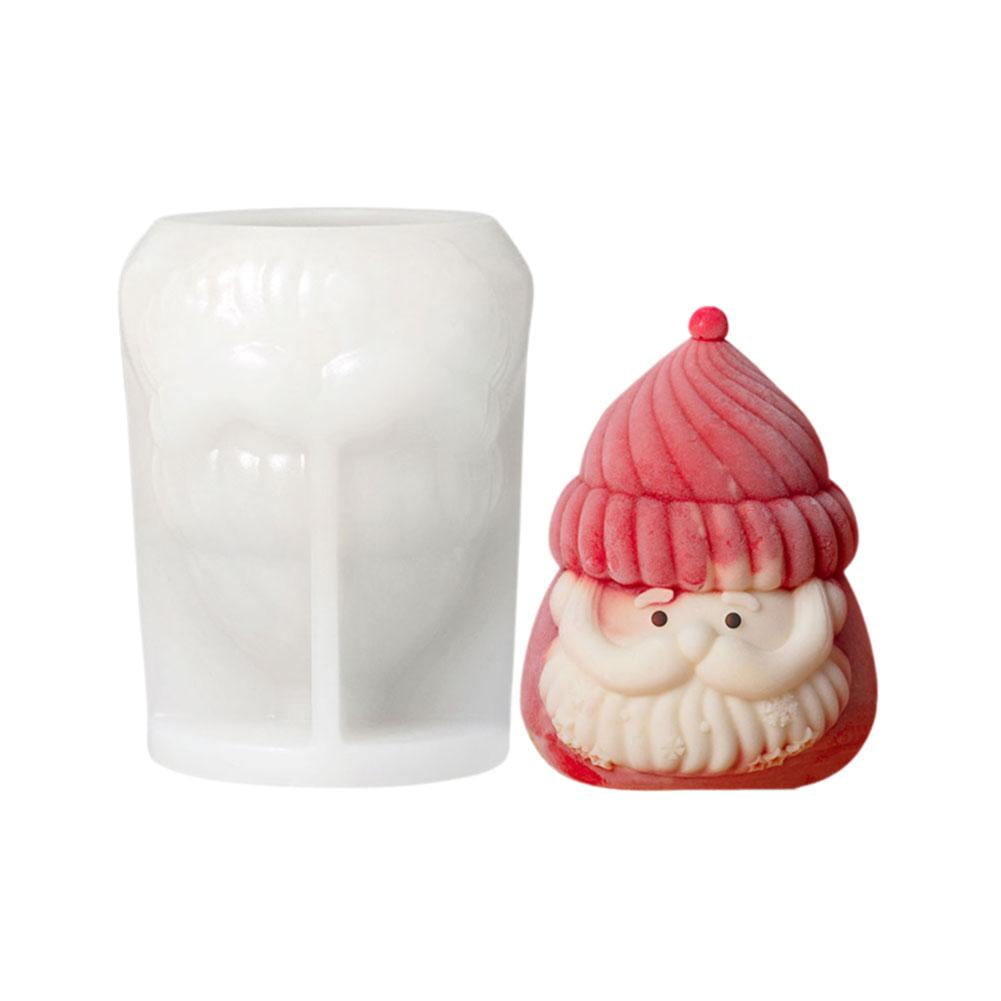Apple Santa Claus Mousse Cake Silicone Mold Handmade Chocolate Mold ...