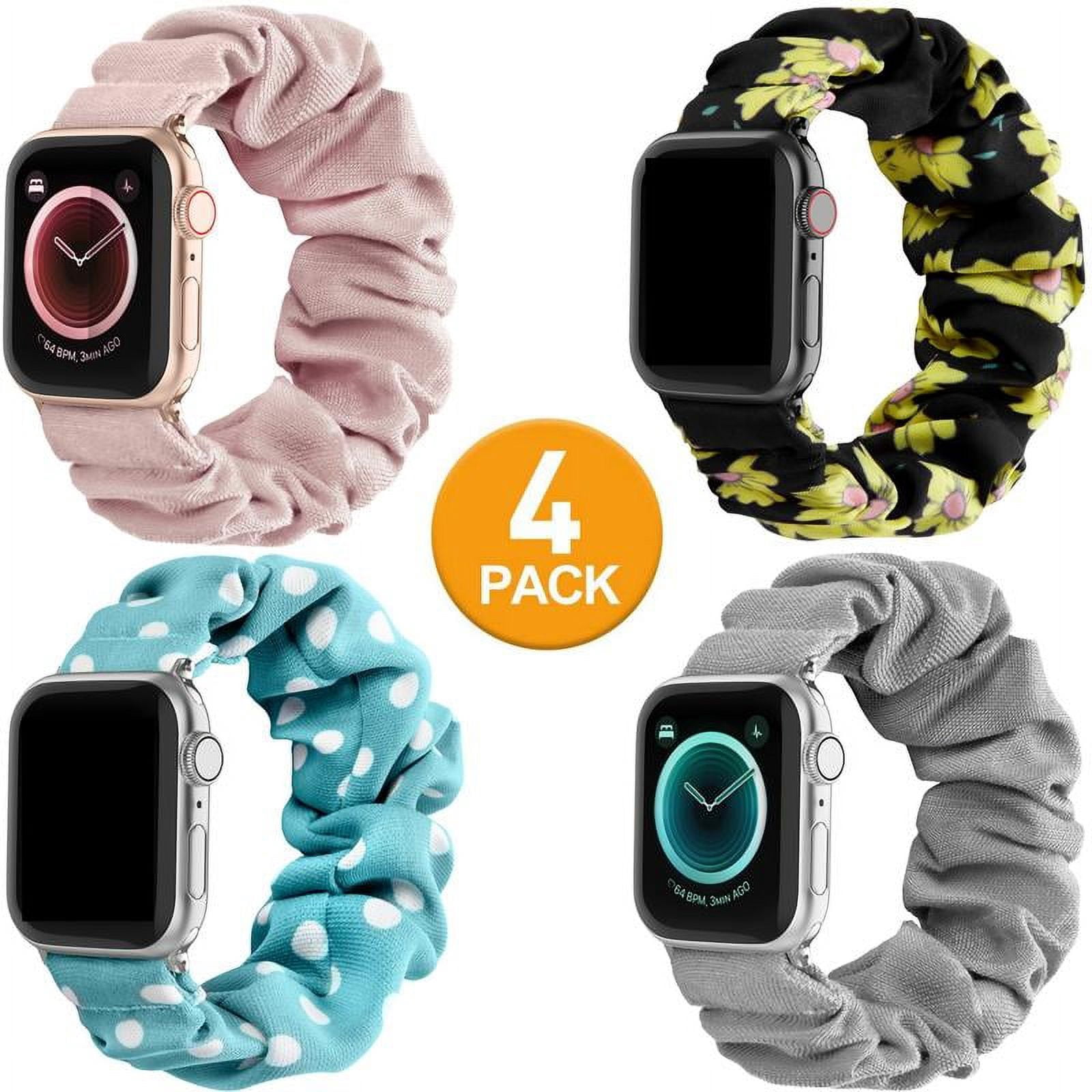 Apple Scrunchie Band Compatible with Apple Watch 38mm 40mm 42mm 44mm ...