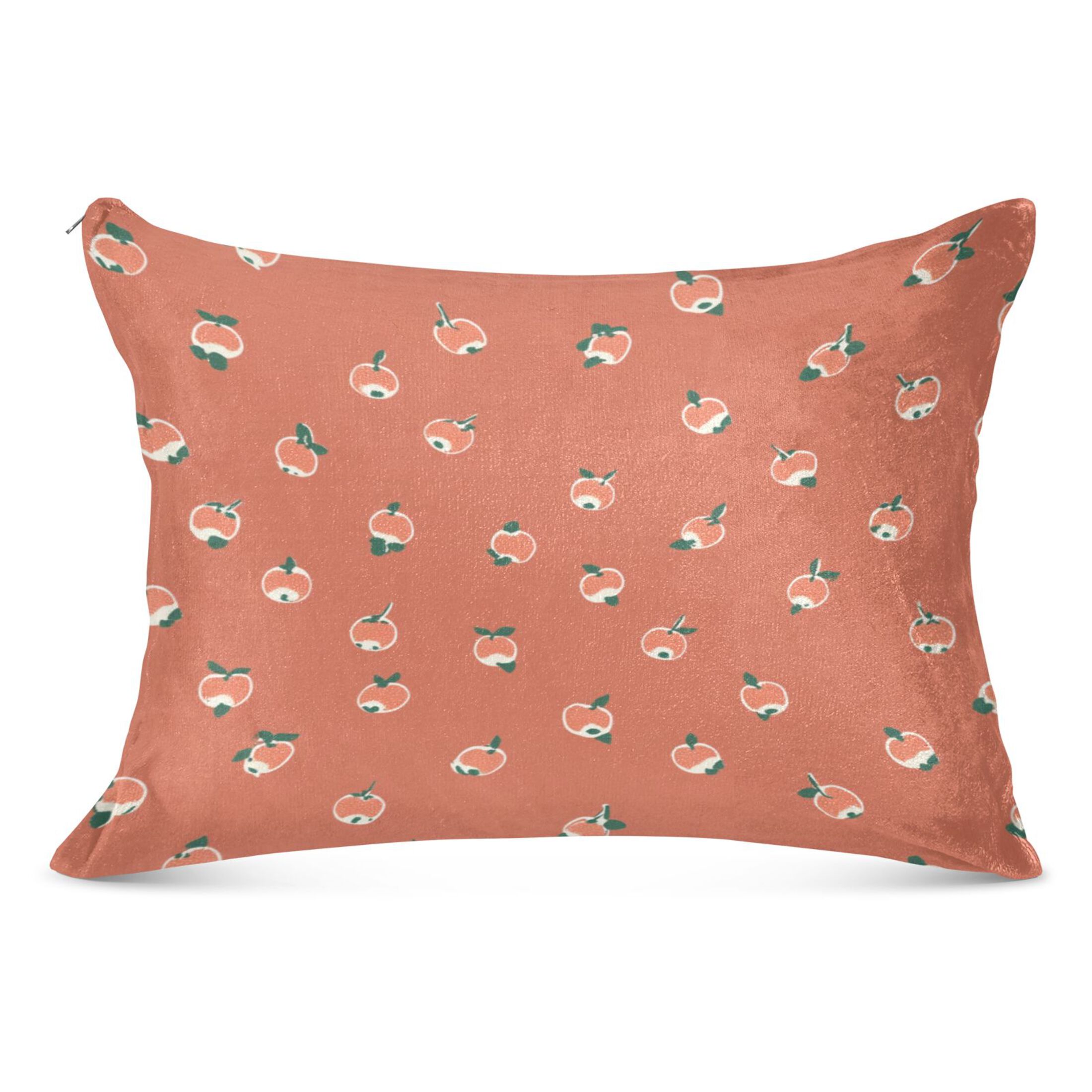 Apple Seamless Pattern 20x40" Plush Pillow Case, Zippered Bed Pillow ...