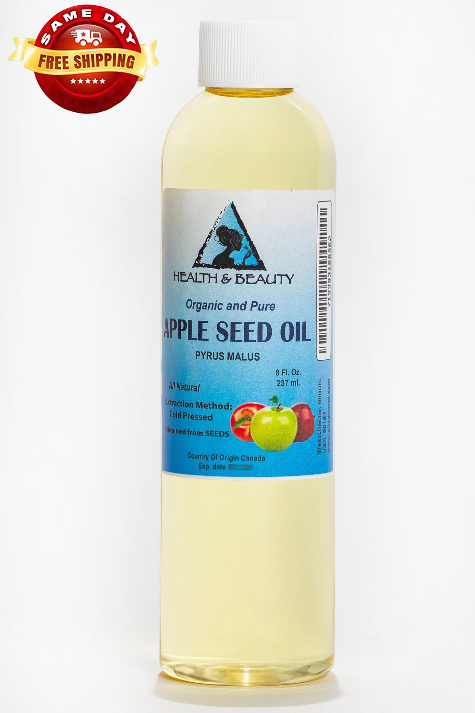 Apple Seed Oil Organic Carrier Cold Pressed Premium Natural 100% Pure 8 ...