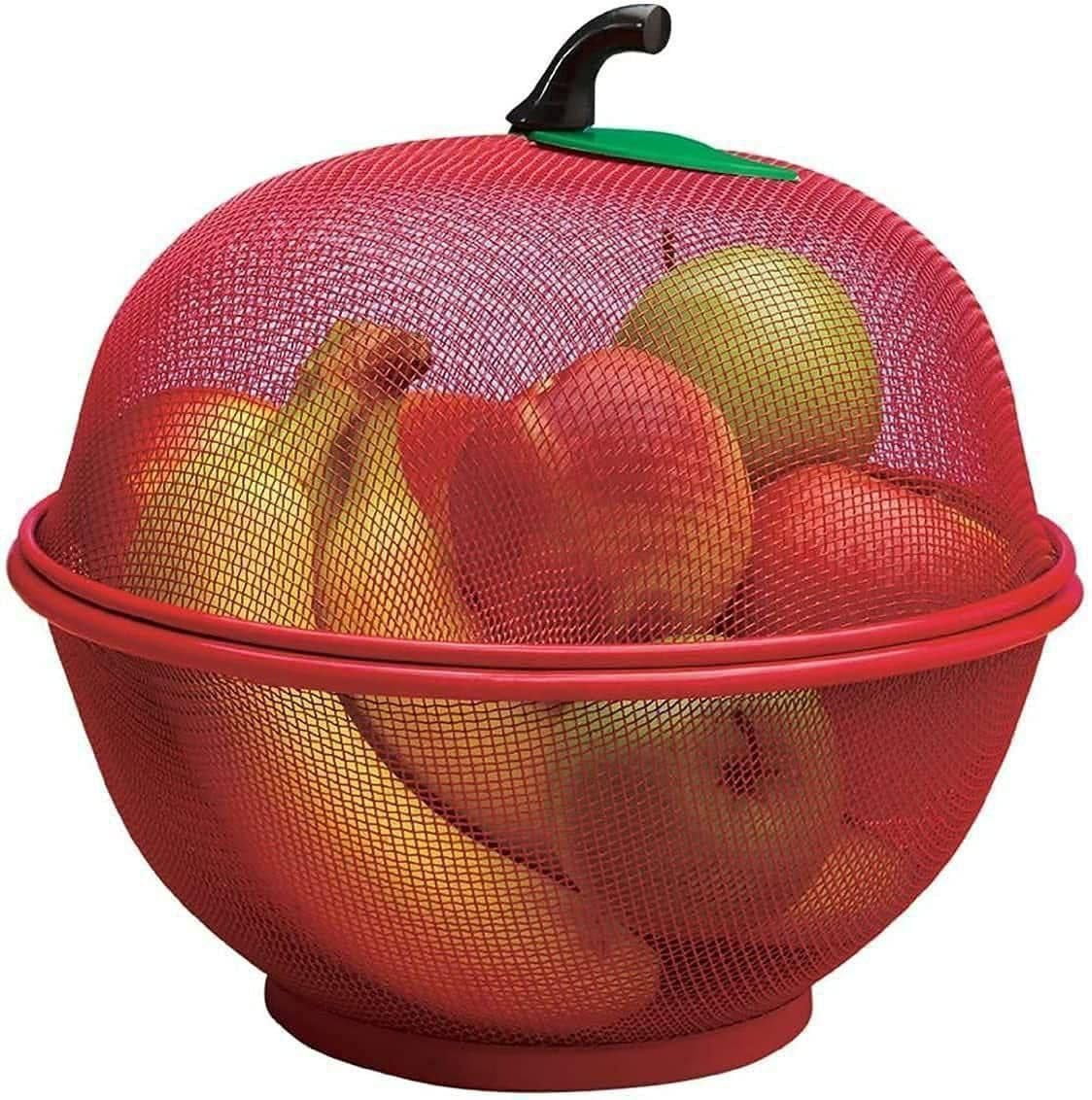 Apple Shape Net Fruits Vegetables Basket for Kitchen Fruit Basket with ...