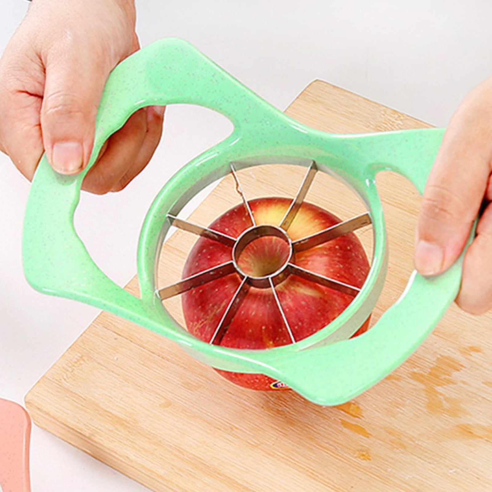 Apple Slicer - 3 in 1 Corer Cutter and Peeler Divider with 8 Stainless Steel Blade - Core ...