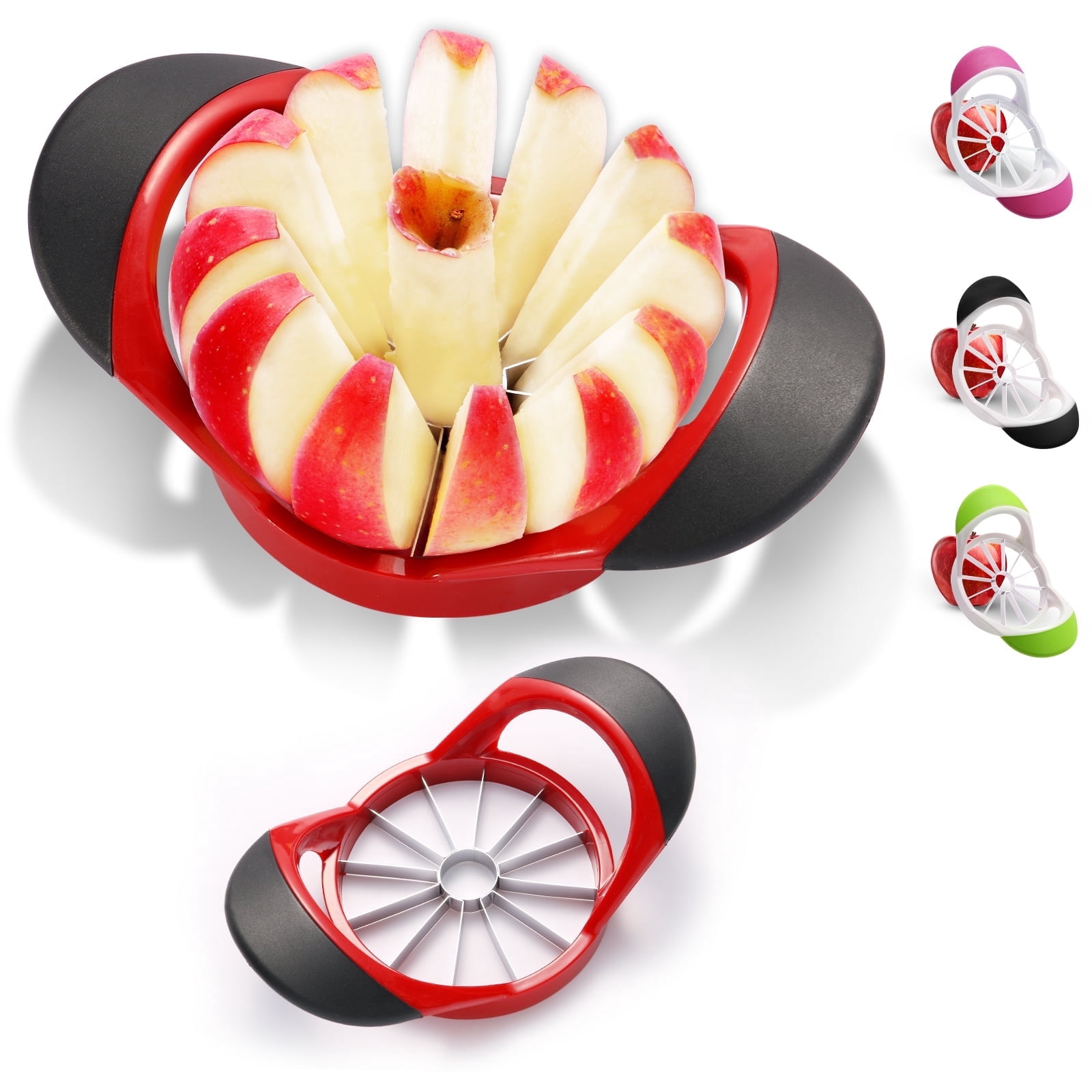 Apple Slicer Corer，4.72 Inch Apple Slicer Super Sharp Apple Cutter with ...