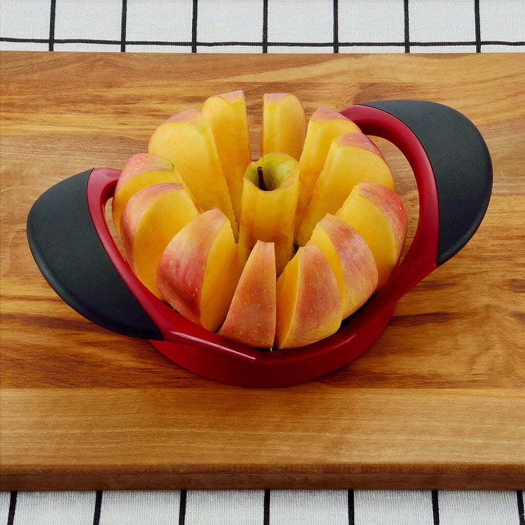 Apple Slicer, Corer Cutter and Peeler Divider with 12 Stainless Steel ...