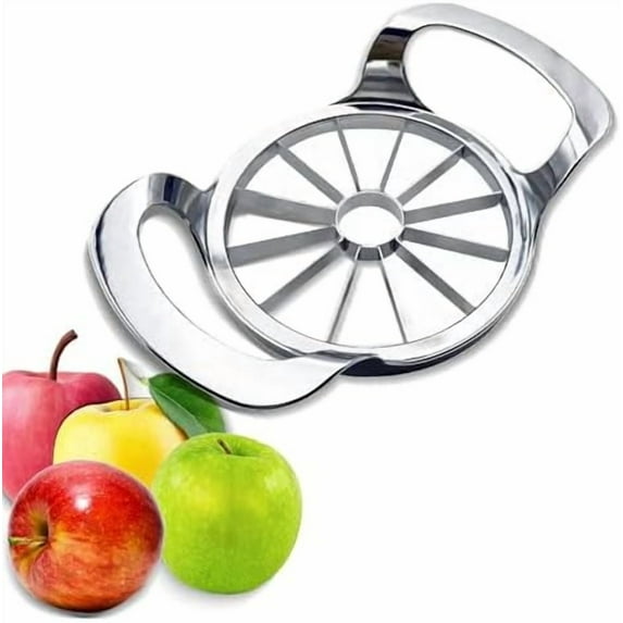 Apple Slicer and Corer - 12 Blade Extra Large, Stainless Steel Apple ...