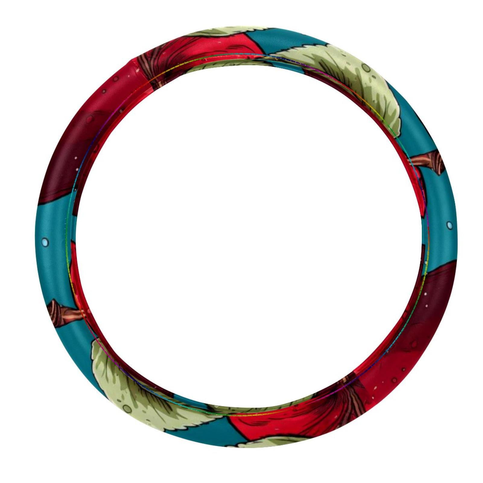 Apple Steering Wheel Cover for Car, 14.5 Inch PVC Leather Auto ...