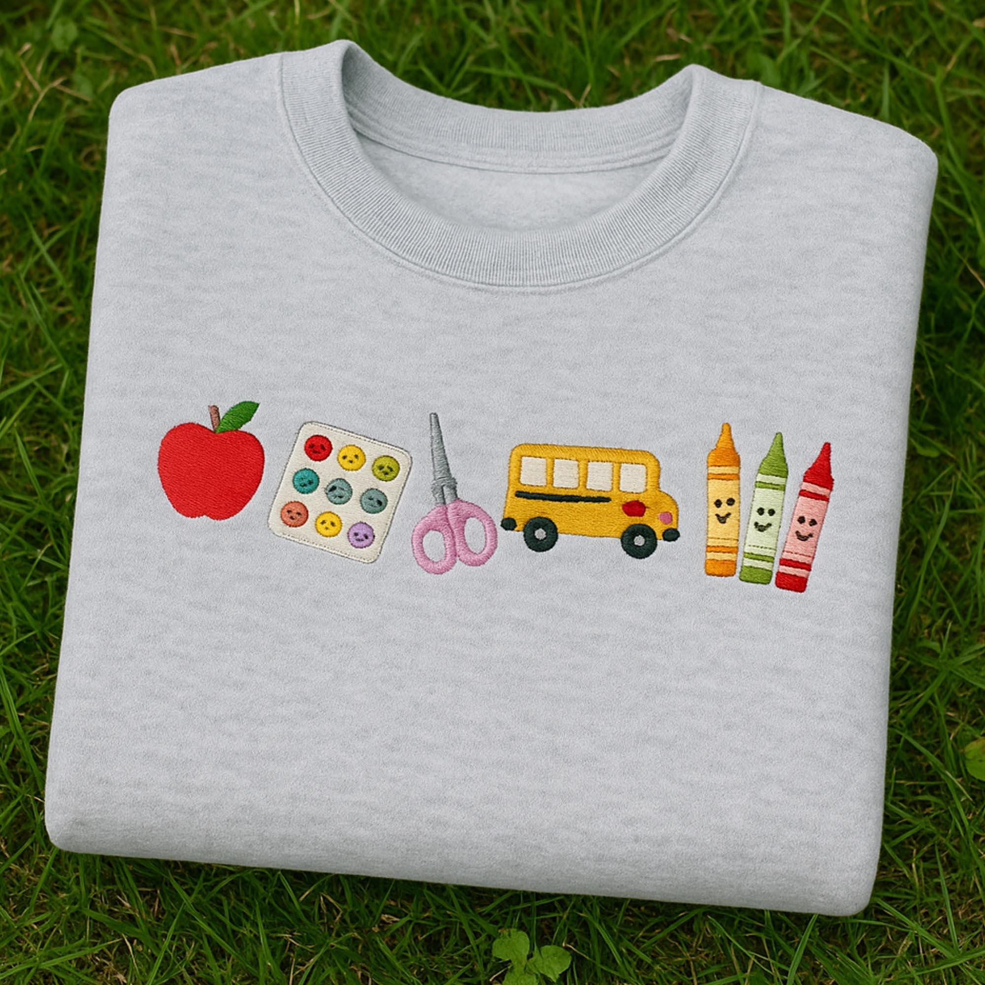 Apple Teacher Sweatshirt | Back To School Teacher Sweatshirt ...