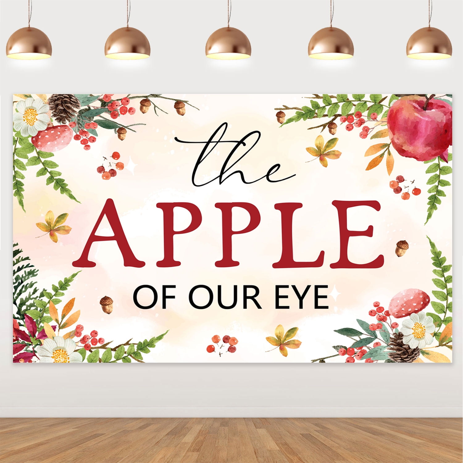 Apple Theme Baby Shower Decor Sweet Baby Birthday Party Supplies with ...