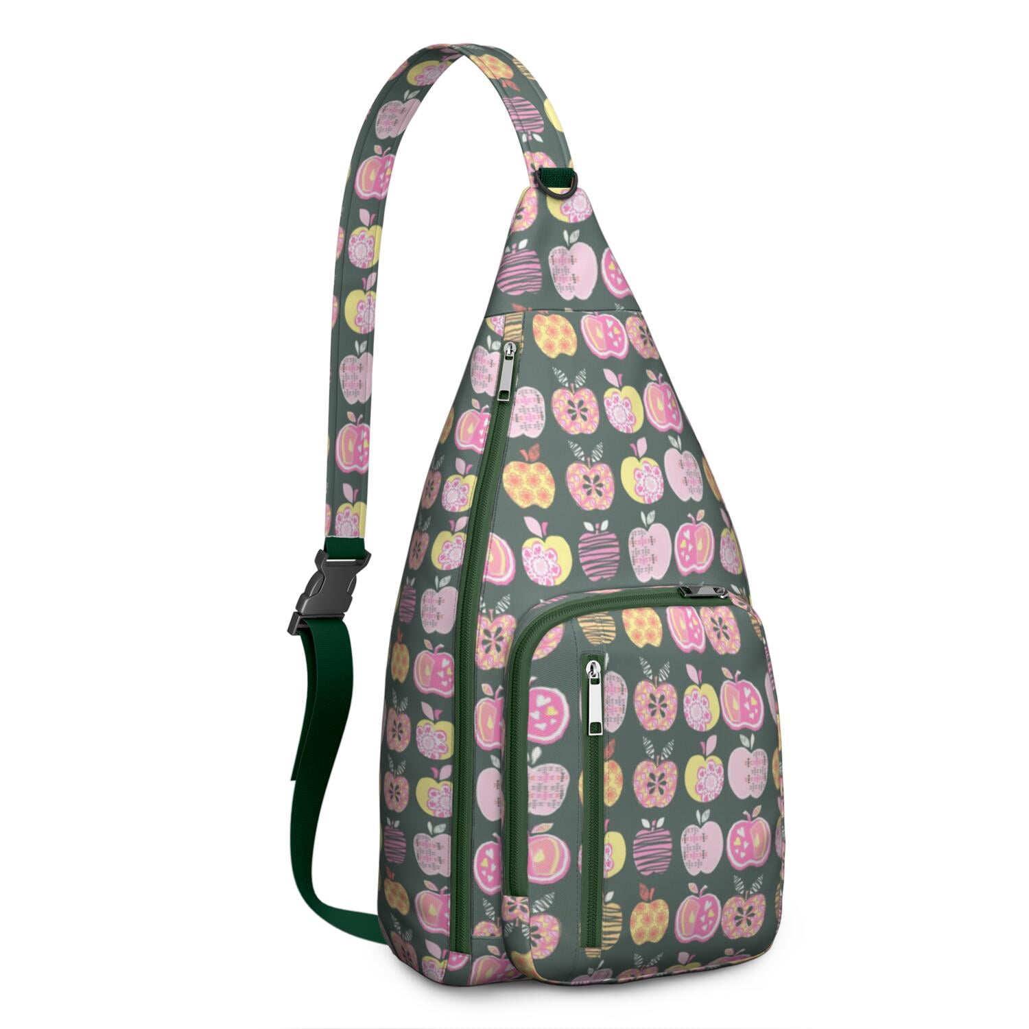 Apple-Themed Hiking Sling Backpack – Cute & Functional Outdoor Sling ...