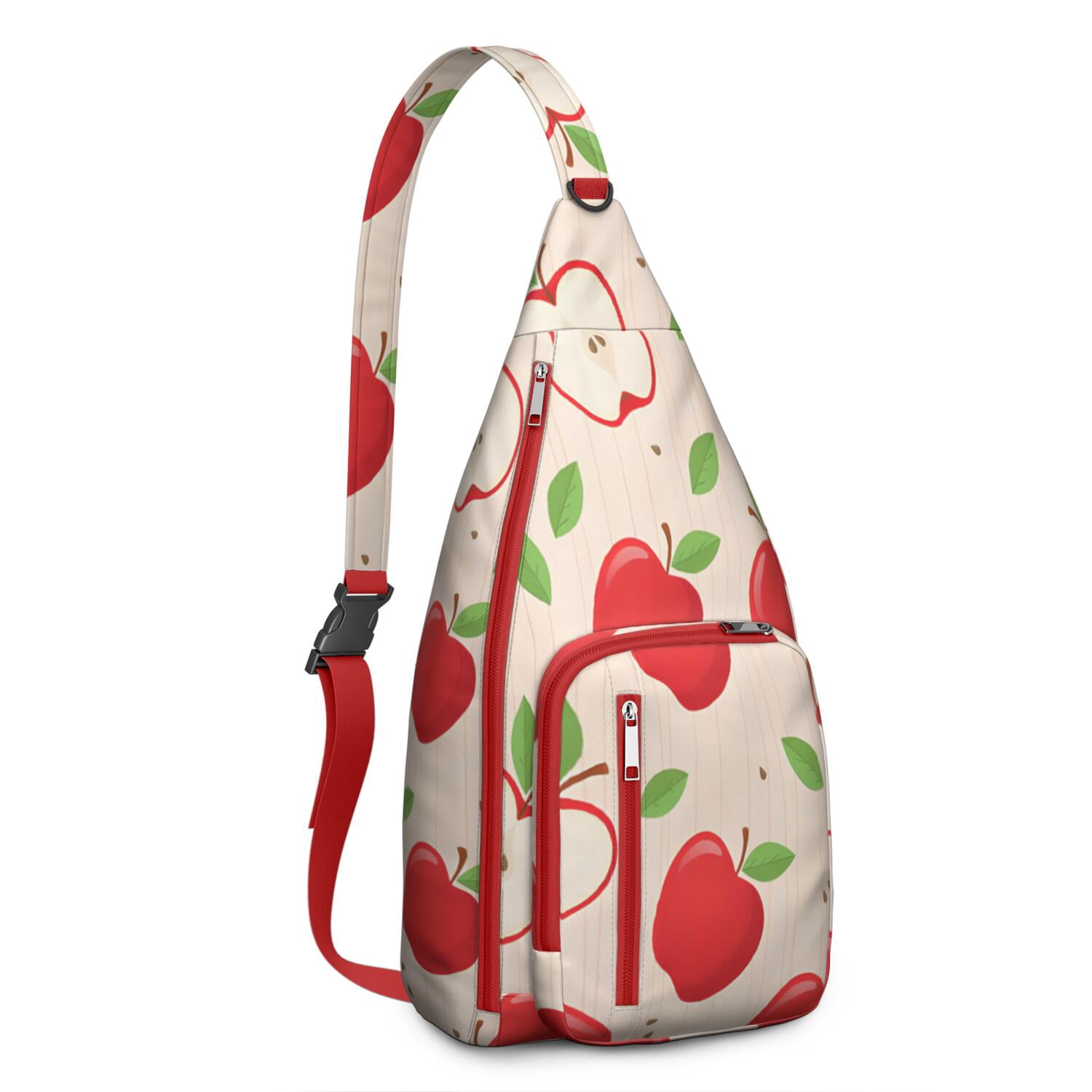 Apple-Themed Hiking Sling Backpack – Cute & Functional Outdoor Sling ...