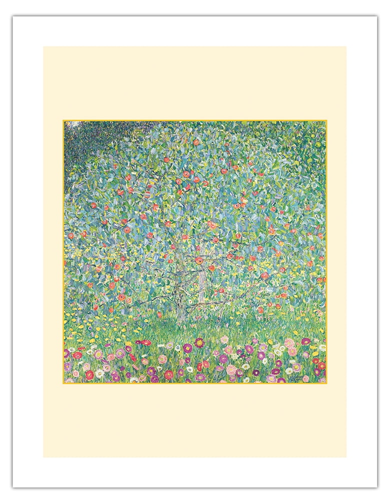 Apple Tree (1) - From an Original Color Painting by Gustav Klimt c.1912 ...