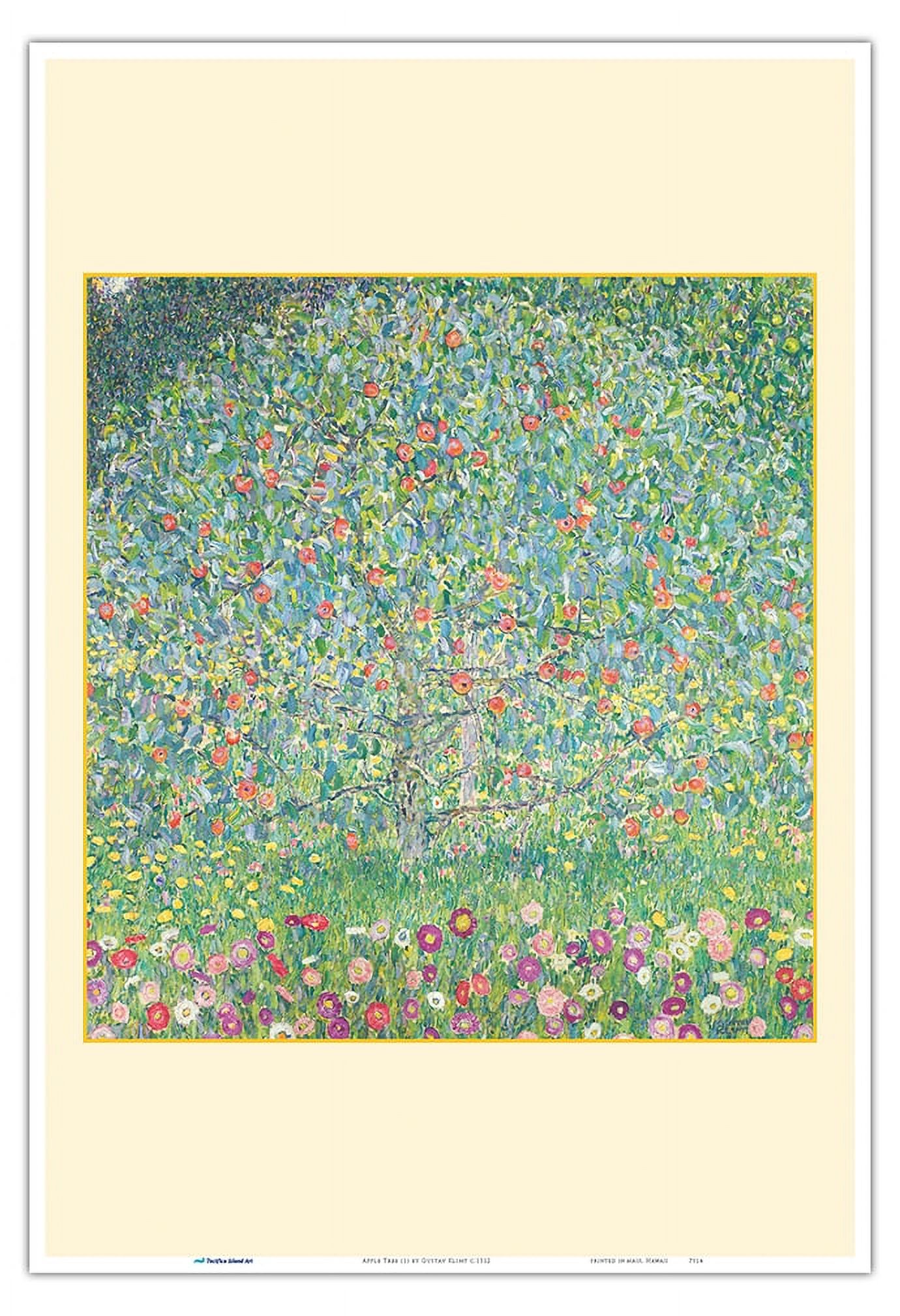 Apple Tree (1) - From an Original Color Painting by Gustav Klimt c.1912 ...