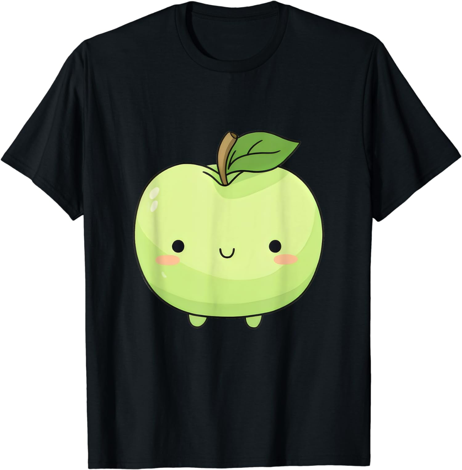 Apple Tree Apple Picking Crew Blossom Fruit Cute Green T-Shirt ...