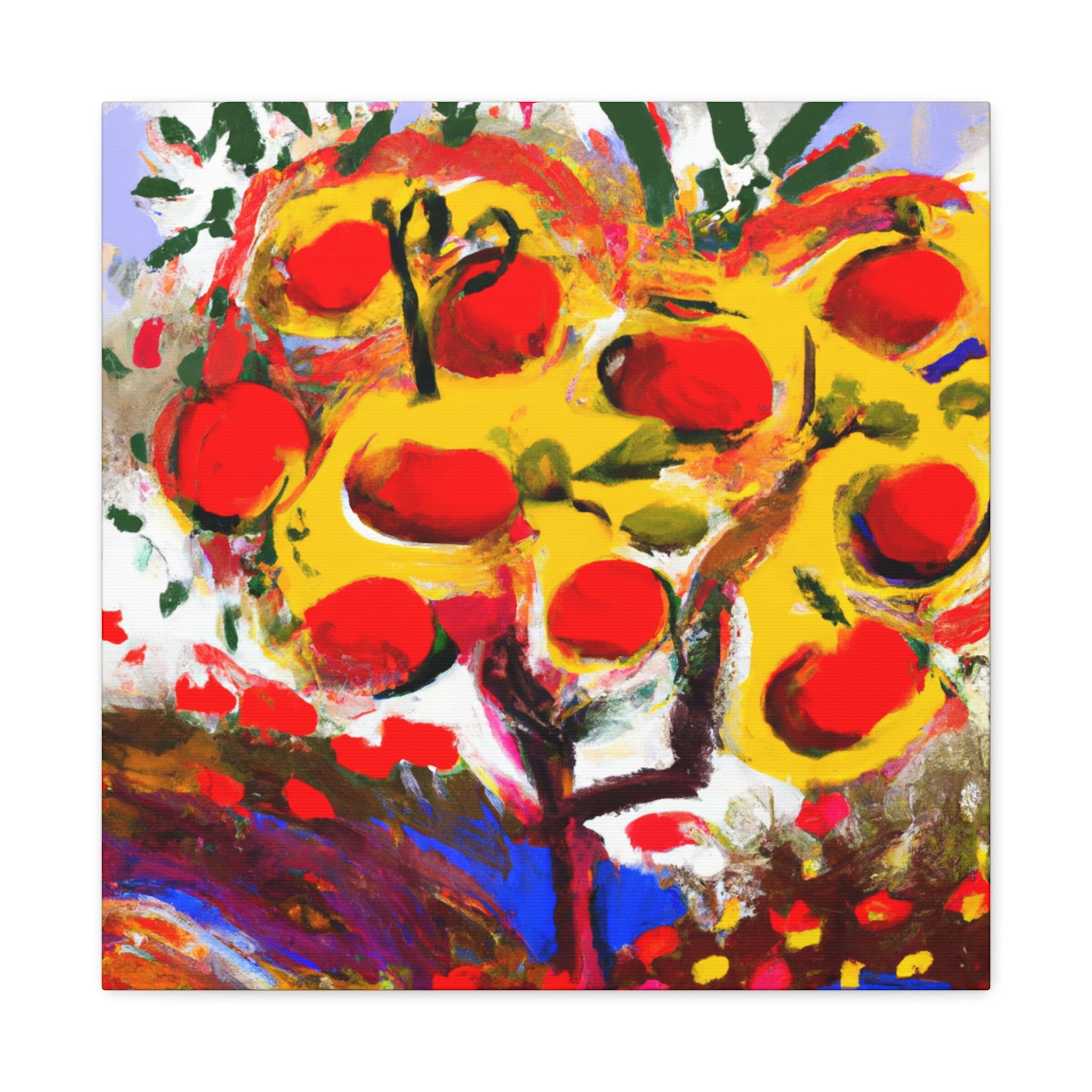 "Apple Tree Expressionism" - Canvas - Walmart.com