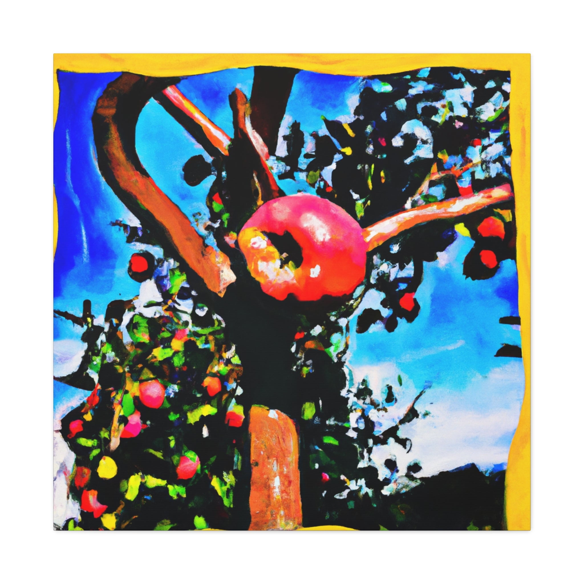 "Apple Tree Pop Art" - Canvas - Walmart.com