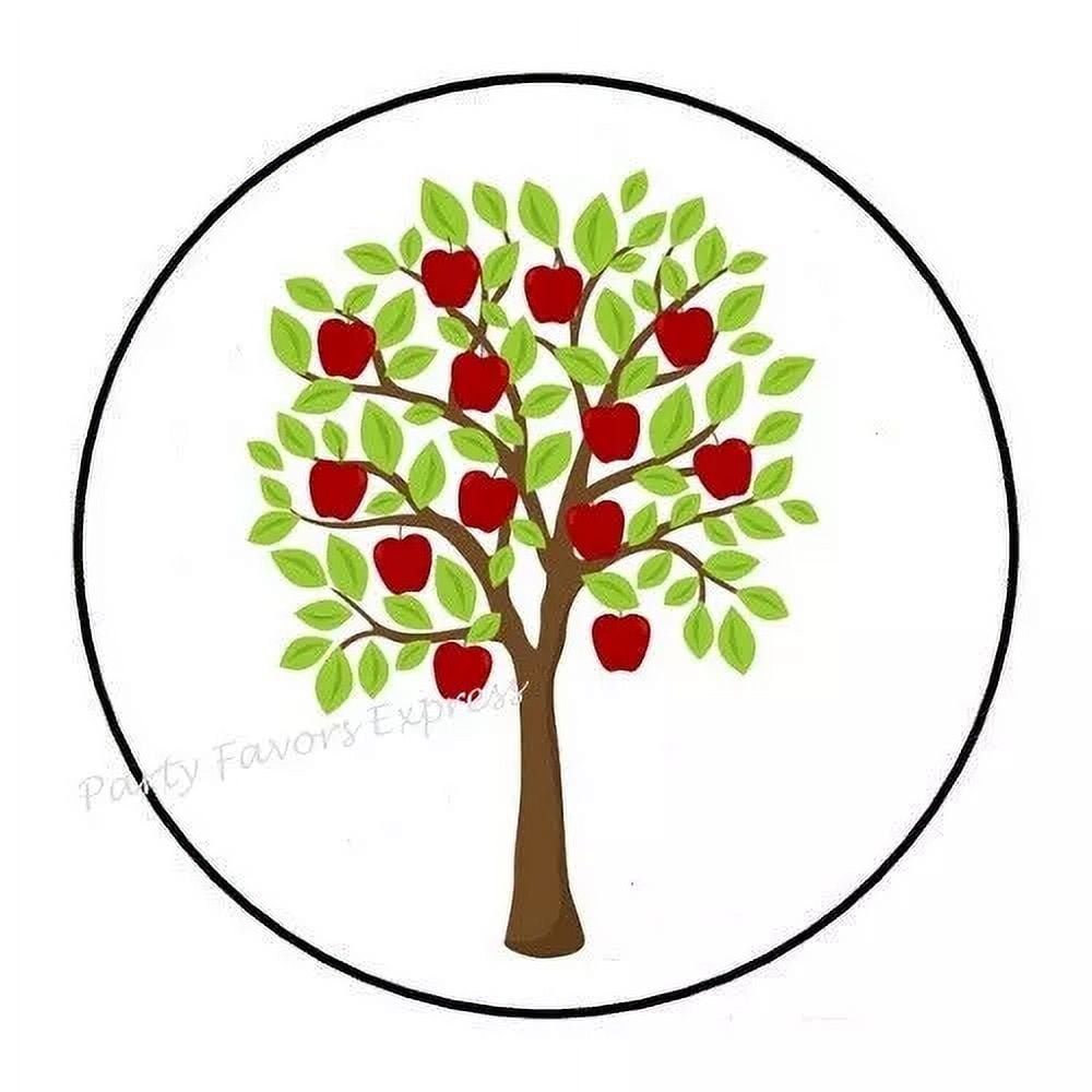 Apple Tree Sticker Party Favors Sticker Envelope Seals Labels Stickers ...