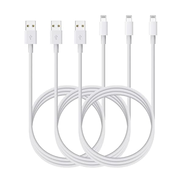 Apple USB Lightning Cable 3Pack 3FT Apple Charger Wire iPhone Fast ...