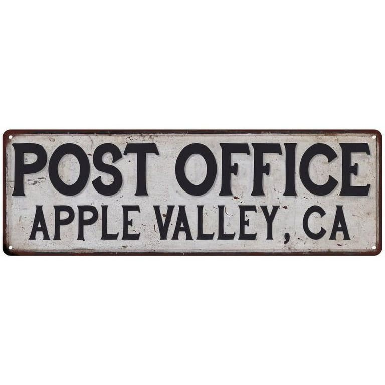 Old West Post Office Signs Tallahassee, Fl Post Office Metal Sign