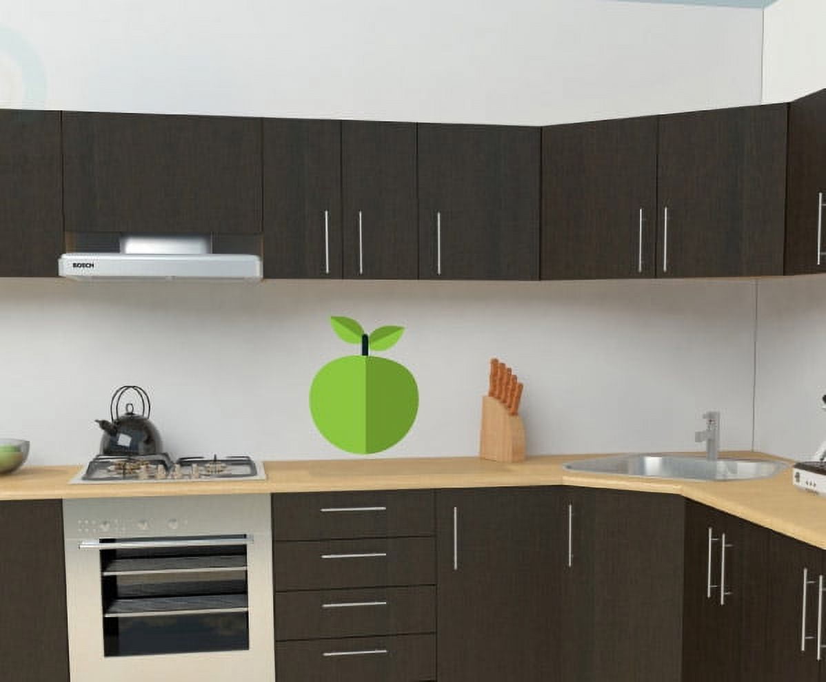 Apple Wall Decal - Vinyl Decal - Car Decal - Idcolor026 - 25 Inches ...