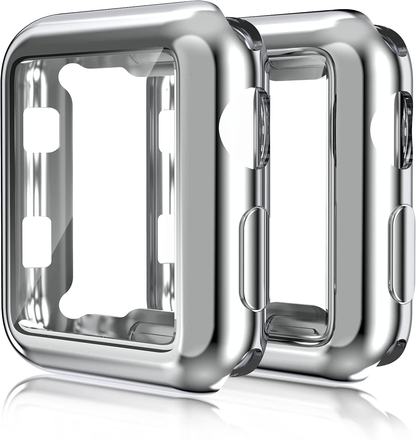 for Apple Watch 42mm Case iWatch Screen Protector TPU All-Around ...