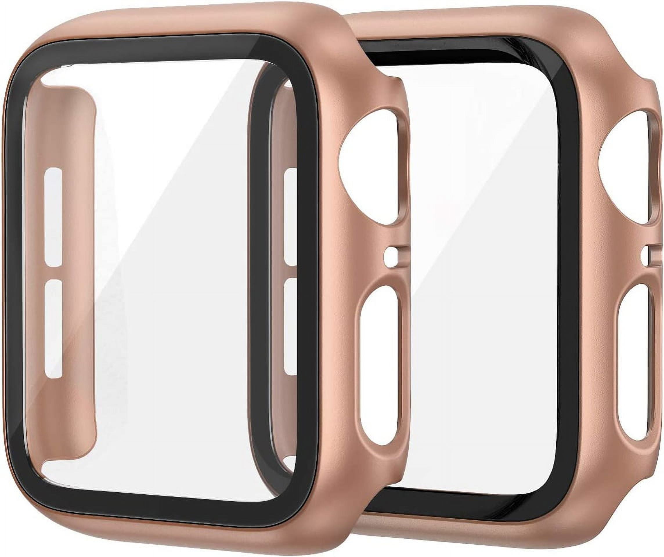 For Apple Watch 45mm iWatch Series 9 Hard PC Electroplate Frame Face ...