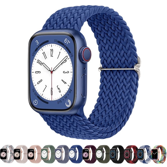 CRKMGS-5 Pack Stretchy Nylon Band Compatible with Apple Watch Bands ...