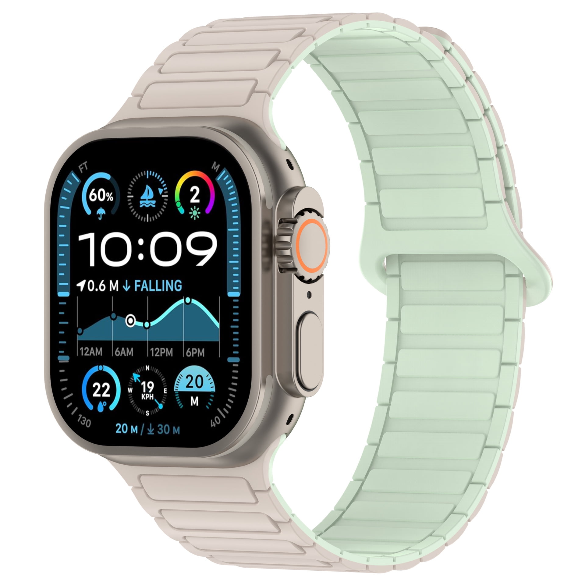 Apple Watch Band, Soft Silicone Band, Magnetic Strap for Apple Watch ...