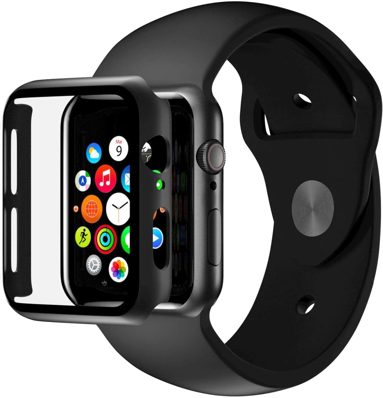 Apple Watch Bumper Case 44mm – Durable Shockproof Cover for Series 5 ...