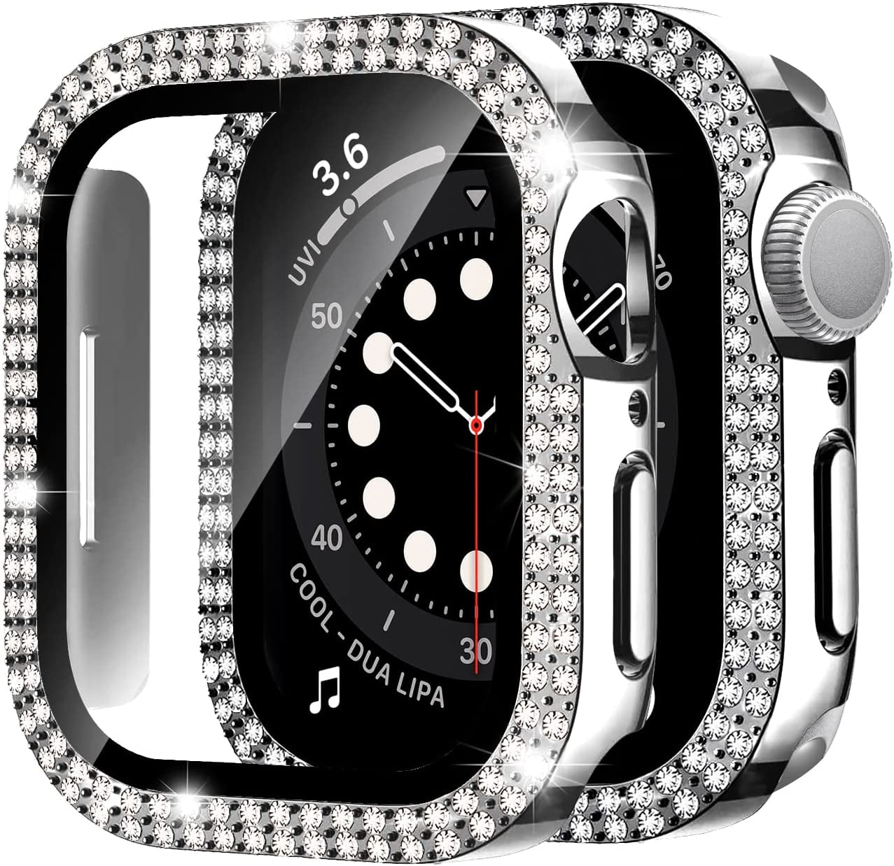 Apple Watch Case 40mm Series 6/5/4/SE with Glass Screen Protector ...
