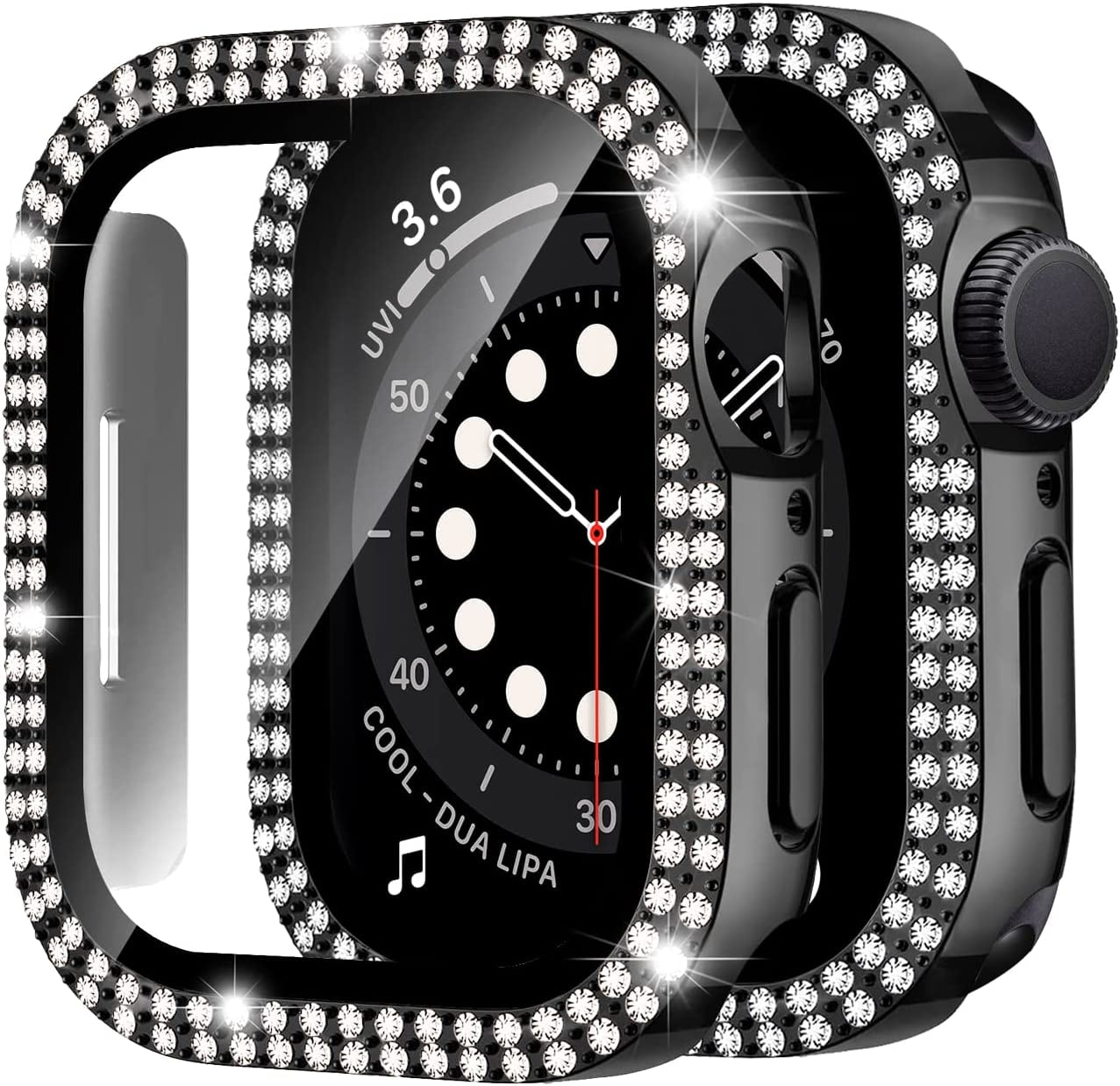 Apple Watch Case 40mm Series 6/5/4/SE with Glass Screen Protector ...