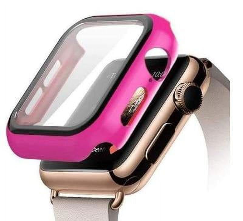 Entronix Apple Watch Case Series 7 45mm 41mm, Tempered Glass Protector ...